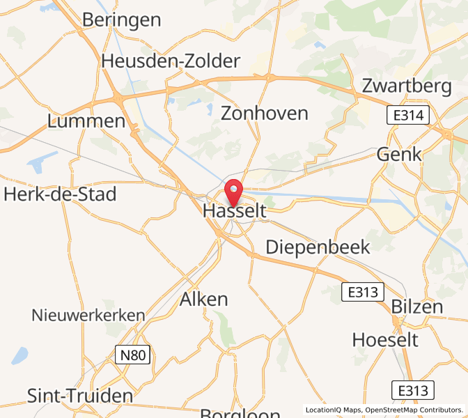 Hasselt, Région Flamande Heures de lever et de coucher du soleil