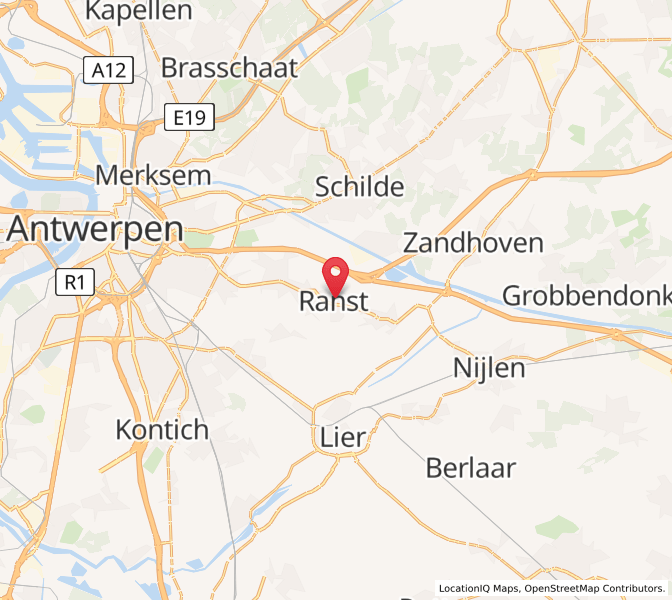 Ranst, Région Flamande Heures de lever et de coucher du soleil