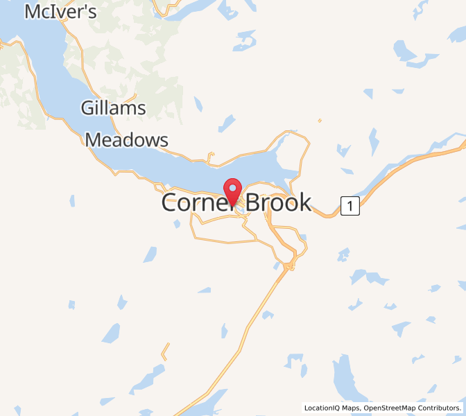 Corner Brook, Terre-Neuve-et-Labrador lever et coucher du soleil