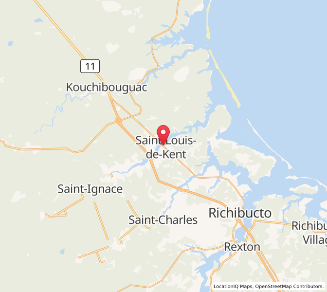 Saint-Louis de Kent, Nouveau-Brunswick lever et coucher du soleil