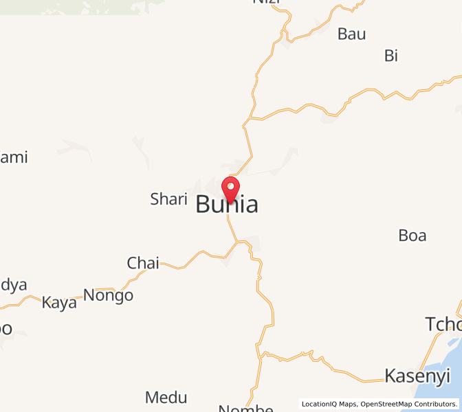 Bunia, Ituri Heures de lever et de coucher du soleil