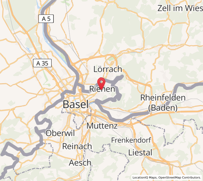 Riehen, Bâle-Ville Heures de lever et de coucher du soleil