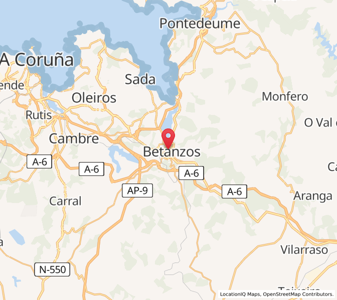Betanzos, Galice Heures de lever et de coucher du soleil