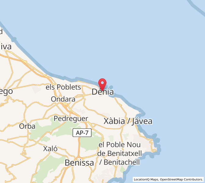 Denia, Communauté valencienne Heures de lever et de coucher du soleil