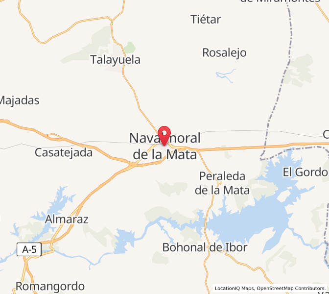 Navalmoral de la Mata, Estrémadure lever et coucher du soleil