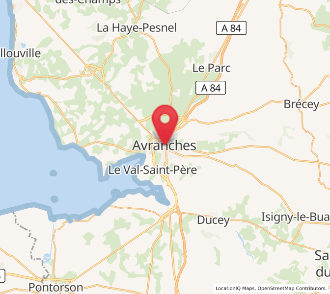 Avranches, Normandie Heures de lever et de coucher du soleil