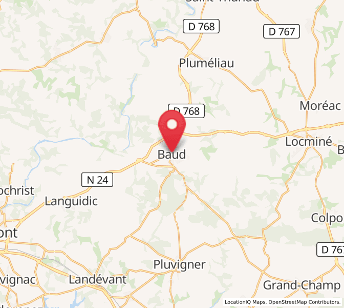 Baud, Bretagne Heures de lever et de coucher du soleil
