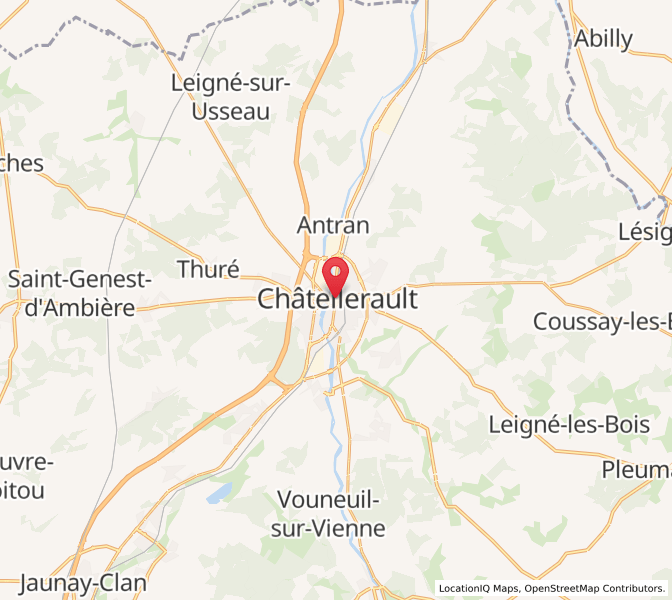 Châtellerault, Nouvelle-Aquitaine lever et coucher du soleil