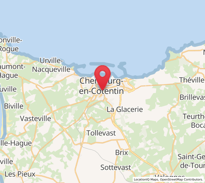 Cherbourg-en-Cotentin, Normandie lever et coucher du soleil