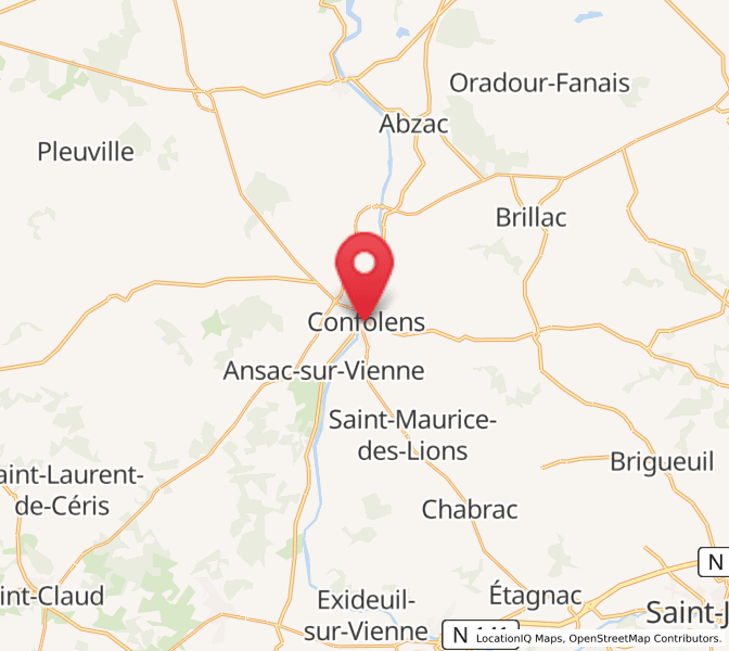 Confolens, Nouvelle-Aquitaine Heures de lever et de coucher du soleil