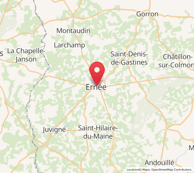 Ernée, Pays de la Loire Heures de lever et de coucher du soleil
