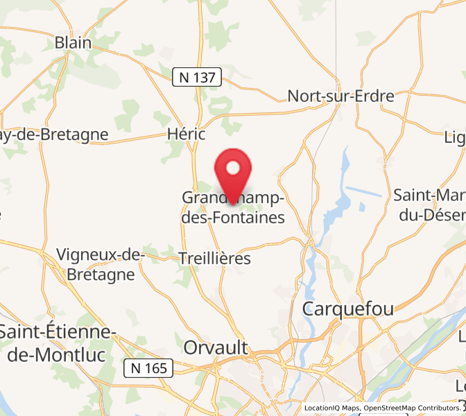 Grandchamp-es-Fontaines, Pays de la Loire lever et coucher du soleil