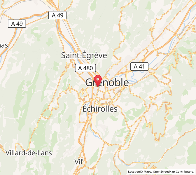 Grenoble, Auvergne-Rhône-Alpes lever et coucher du soleil