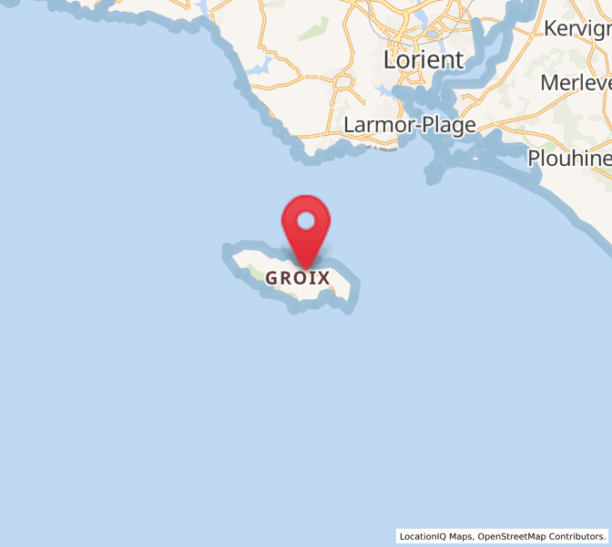 Groix, Bretagne Heures de lever et de coucher du soleil