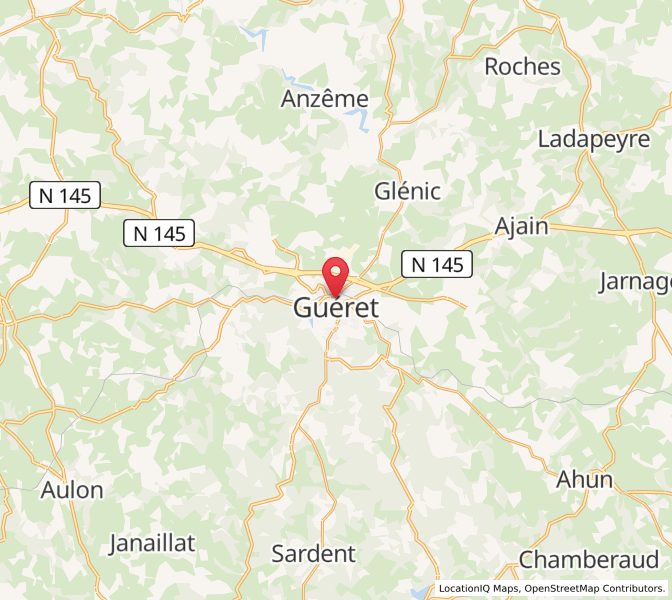 Guéret, Nouvelle-Aquitaine Heures de lever et de coucher du soleil