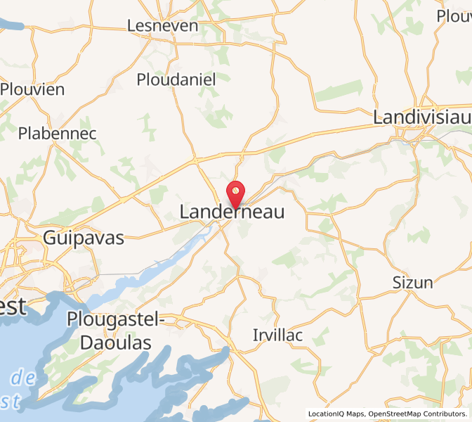 Landerneau, Bretagne Heures de lever et de coucher du soleil