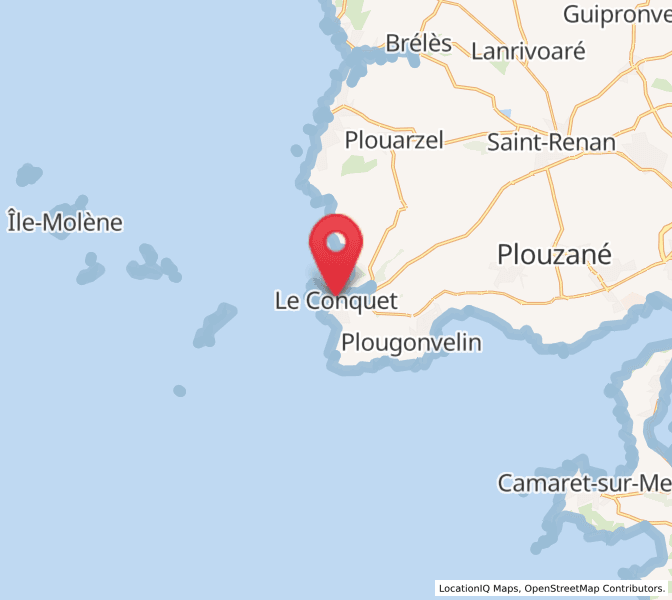 Le Conquet, Bretagne Heures de lever et de coucher du soleil