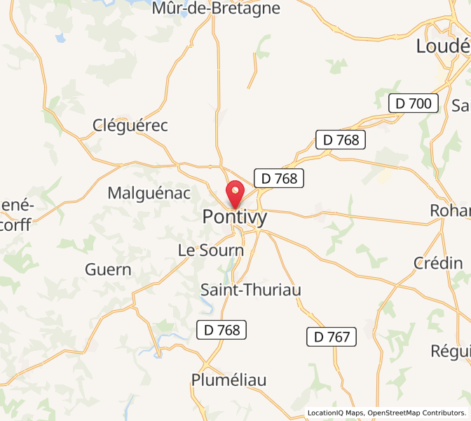 Pontivy, Bretagne Heures de lever et de coucher du soleil