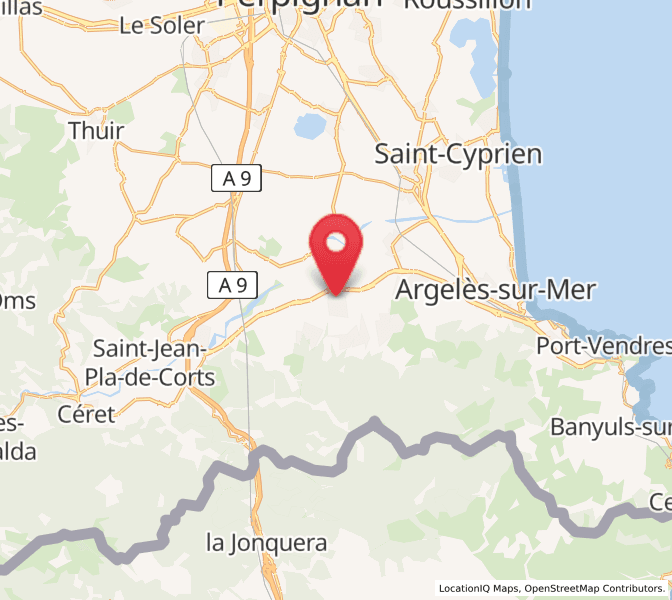 Saint-Génis-des-Fontaines, Occitanie lever et coucher du soleil