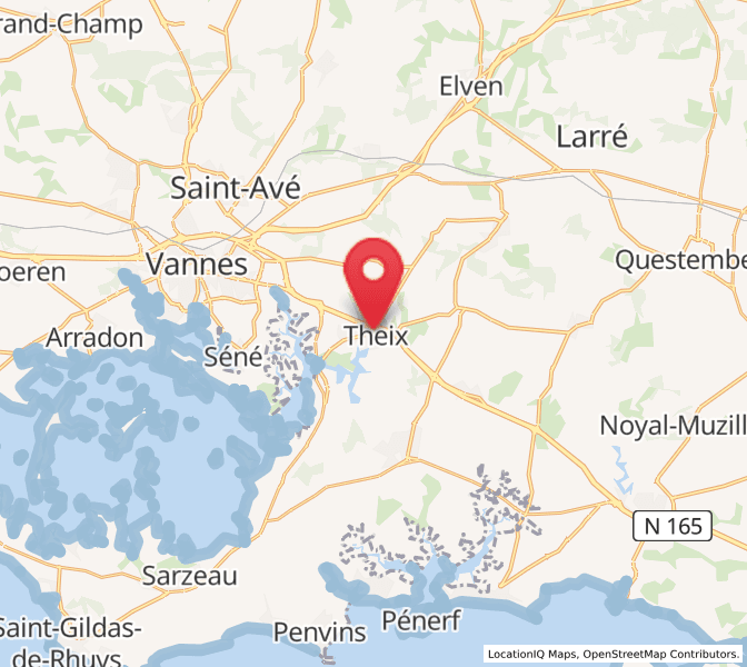 Theix, Bretagne Heures de lever et de coucher du soleil