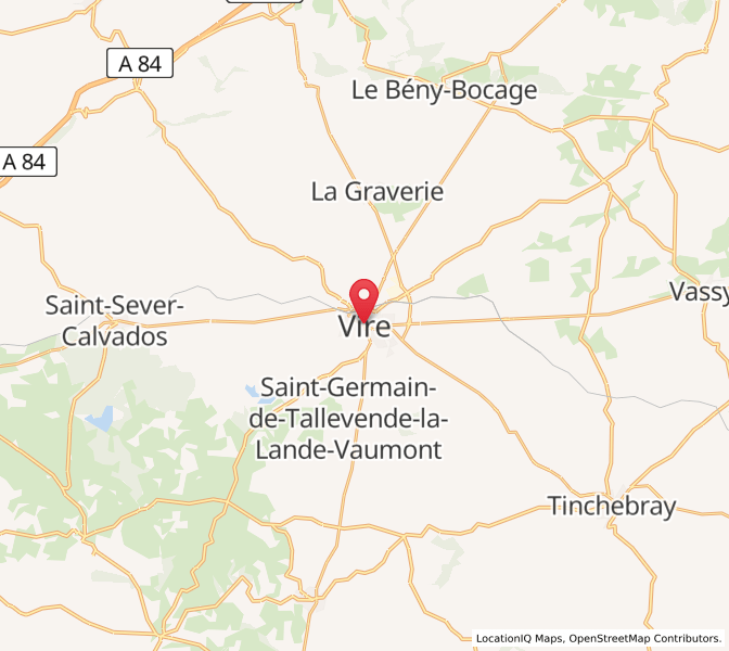 Vire, Normandie Heures de lever et de coucher du soleil