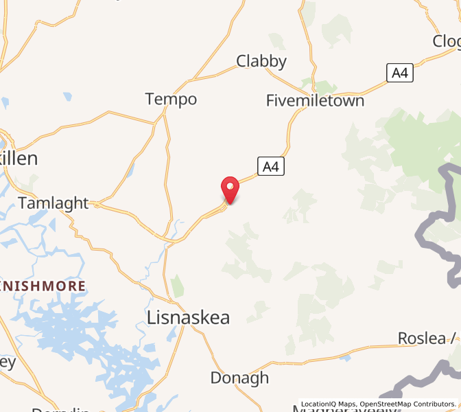 Brookeborough, Northern Ireland lever et coucher du soleil