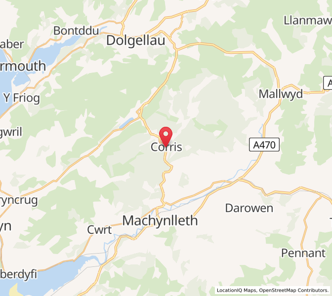 Corris, Wales Heures de lever et de coucher du soleil