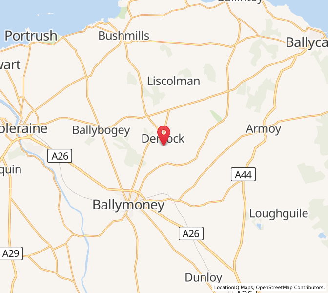 Dervock, Northern Ireland Heures de lever et de coucher du soleil