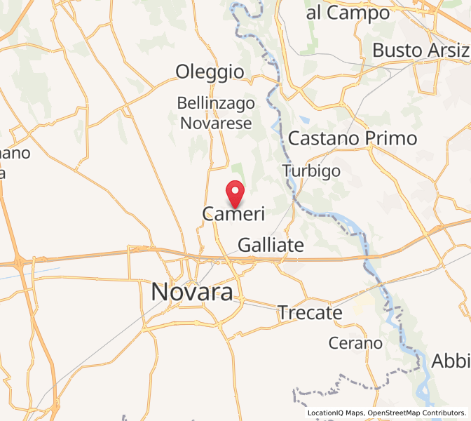 Cameri, Piedmont Heures de lever et de coucher du soleil