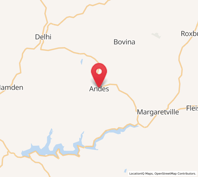 Andes New York Map at Matthew Mendelsohn blog