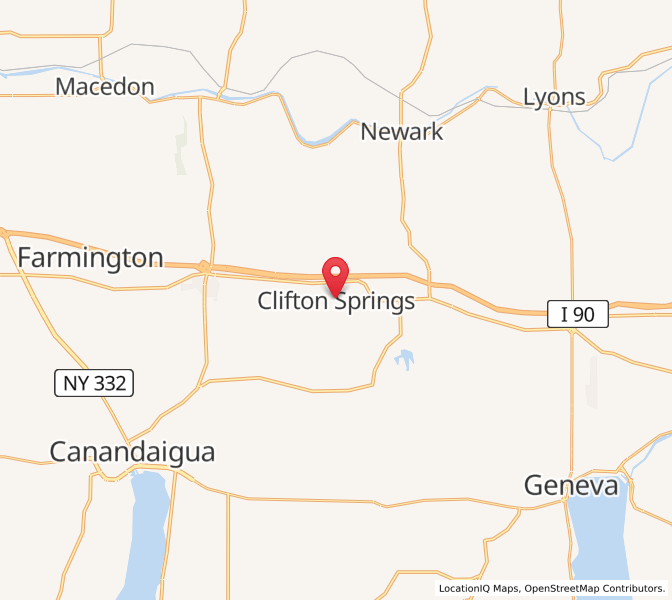Map Of Clifton Springs Ny at Will Hannah blog