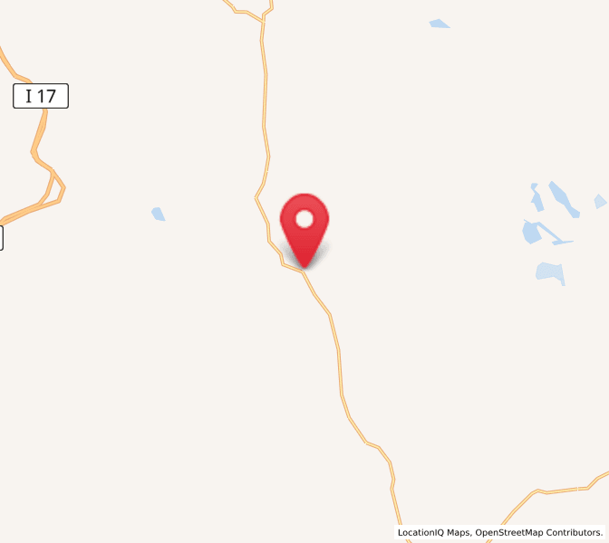 Map of Happy Jack, Arizona