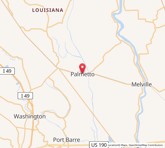 Palmetto Louisiana Map at Don Casteel blog