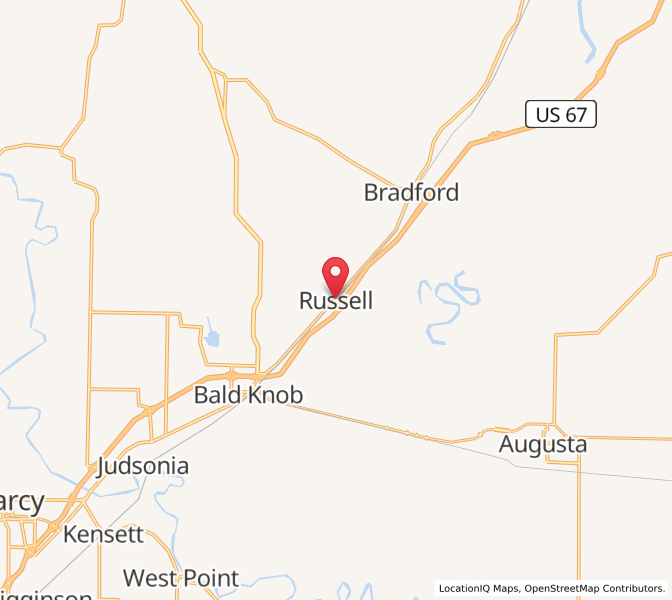 Russell, AR Heures de lever et de coucher du soleil