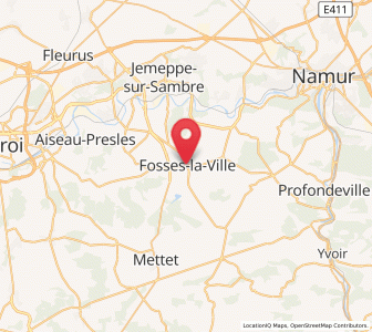 Fosses-la-Ville, Région Wallonne lever et coucher du soleil