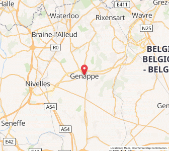 Genappe, Région Wallonne Heures de lever et de coucher du soleil