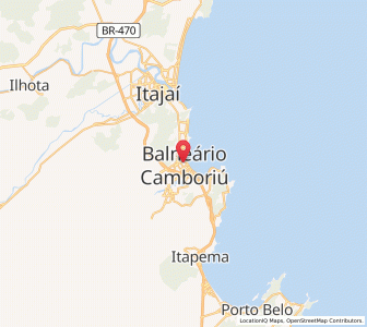 Balneário Camboriú, Santa Catarina lever et coucher du soleil