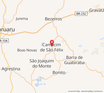 Camocim de São Félix, Pernambuco lever et coucher du soleil