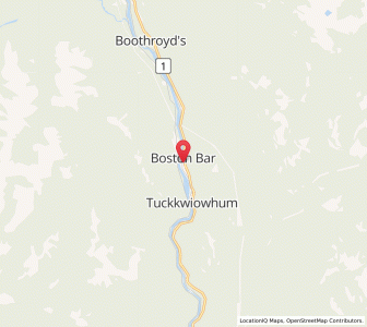 Boston Bar, Colombie-Britannique lever et coucher du soleil