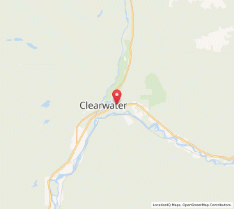 Clearwater, Colombie-Britannique lever et coucher du soleil