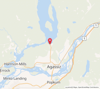 Harrison Hot Springs, Colombie-Britannique lever et coucher du soleil