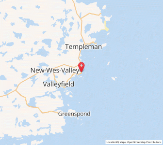 New-Wes-Valley, Terre-Neuve-et-Labrador lever et coucher du soleil