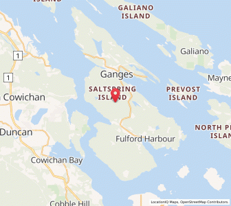 Salt Spring Island, Colombie-Britannique lever et coucher du soleil