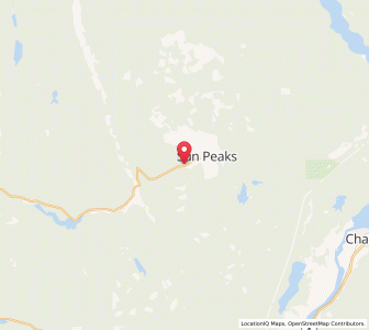 Sun Peaks, Colombie-Britannique lever et coucher du soleil