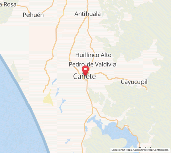 Cañete, Biobío Heures de lever et de coucher du soleil