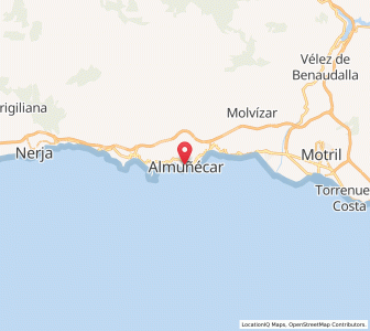 Almuñécar, Andalousie Heures de lever et de coucher du soleil