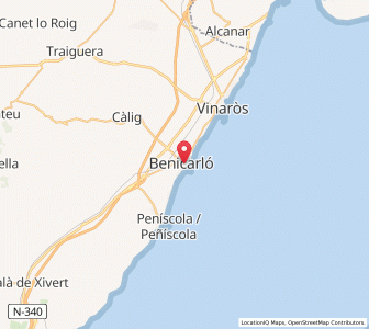 Benicarló, Communauté valencienne lever et coucher du soleil