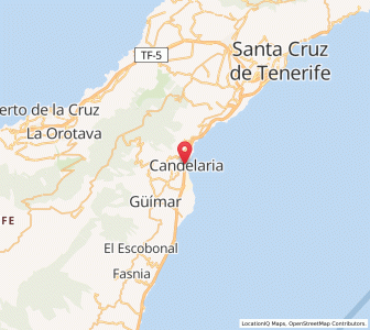 Candelaria, Îles Canaries Heures de lever et de coucher du soleil