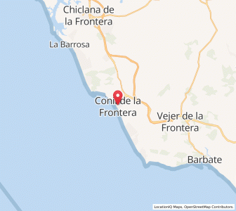 Conil de la Frontera, Andalousie lever et coucher du soleil