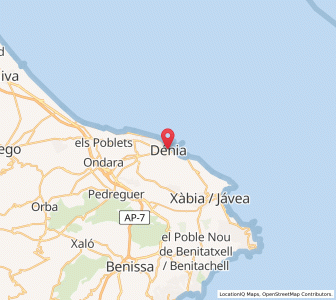 Denia, Communauté valencienne Heures de lever et de coucher du soleil